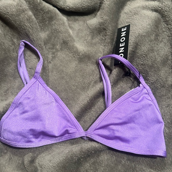 Oneone | Other | Oneone Purple Swim Top Medium Nwt | Poshmark